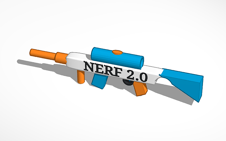 3D design nerf - Tinkercad