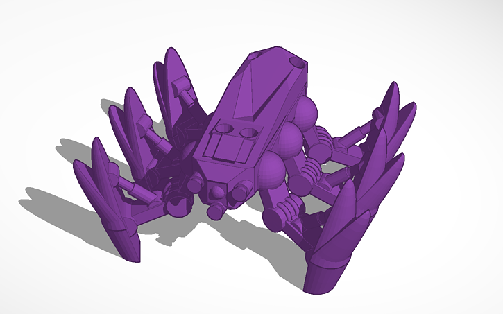 3D design Bug Mech Pegged - Tinkercad