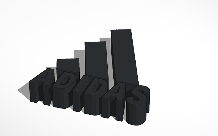 3D design Adidas - Tinkercad