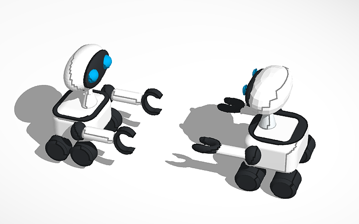 3D design Robot movil - Tinkercad