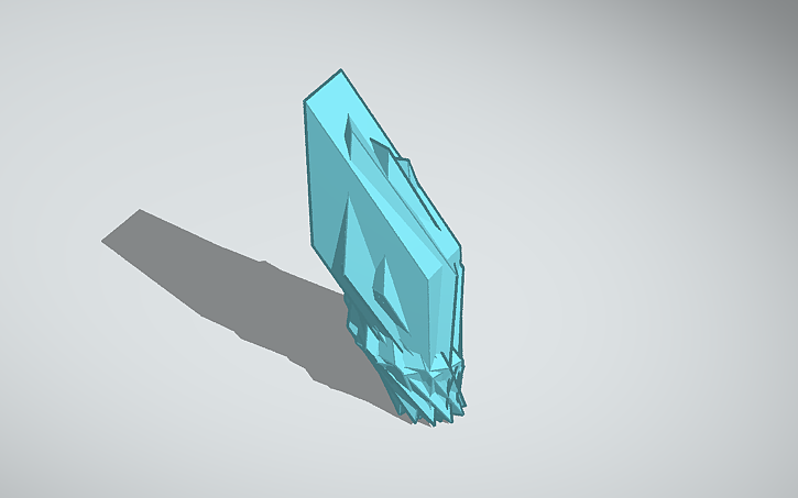 3D design Crystal made only of box - Tinkercad