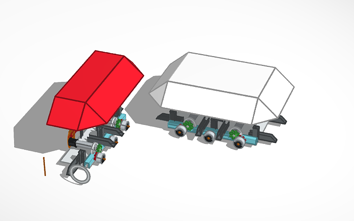 3D design Sumo-bot - Tinkercad