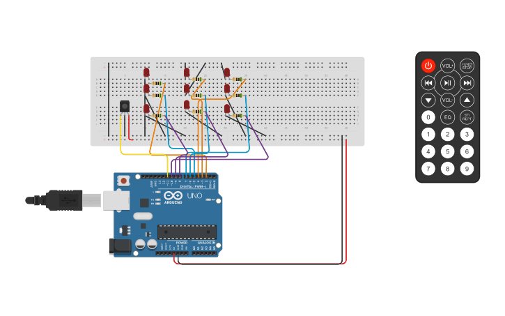 Circuit design Lab Q4 - Tinkercad