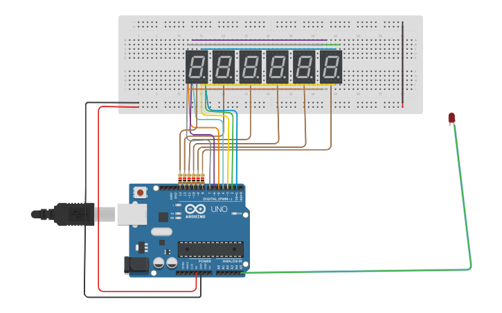 Circuit design RELOJ DIGITAL - Tinkercad
