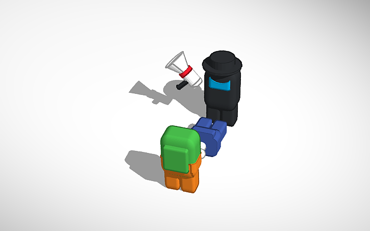 3D design Among Us Part 5 - Tinkercad