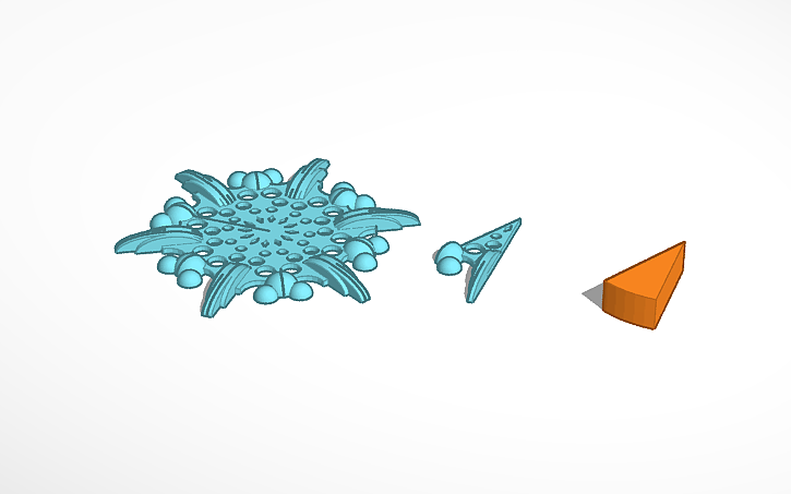 3D design 30 degrees snowflake | Tinkercad