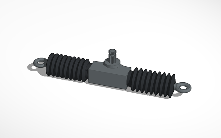 3D design Steering Rack - Tinkercad