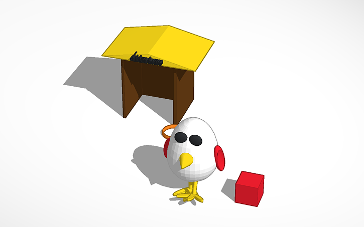3D design chiken | Tinkercad