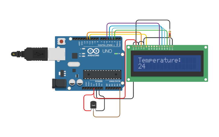 Circuit Design Temp Sensor With Arduino Tinkercad 8896