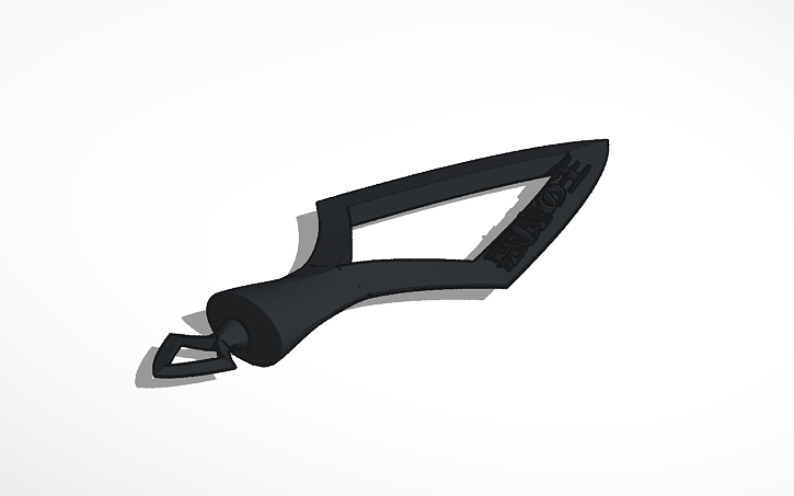 3D design Keychain - Tinkercad