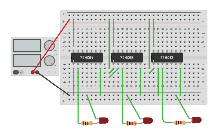 Circuit Design Logic Gates Tinkercad