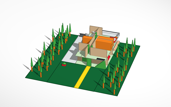 3D design Floor Plans - Tinkercad