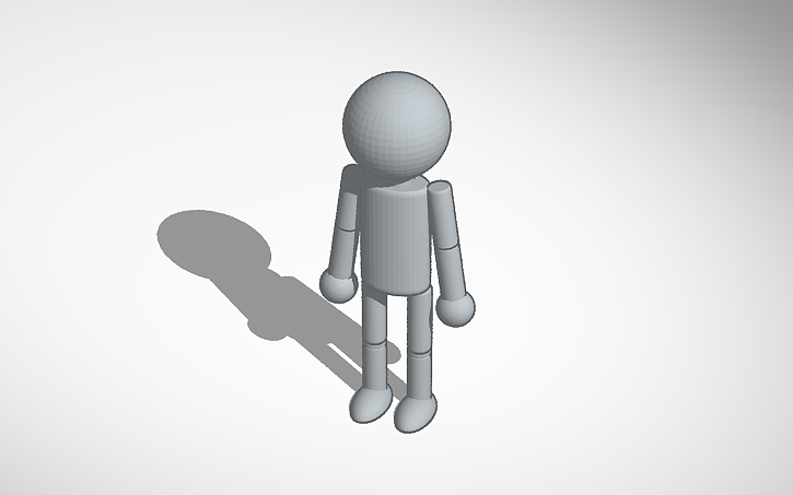 3d Design Character Template Tinkercad