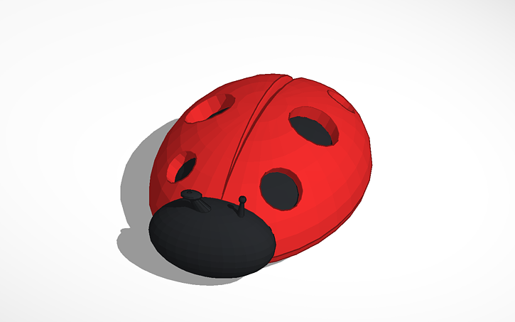 3D design olivia's ladybug | Tinkercad