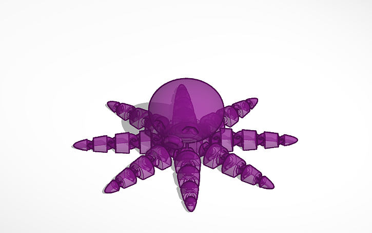 3D design Octopus flex 2 - Tinkercad