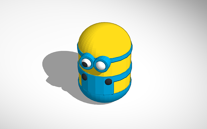 3D design Minion - Tinkercad