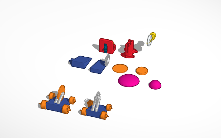 3D design Mini Battle Bots | Tinkercad