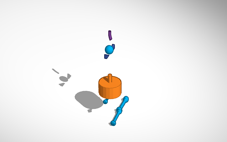 3D design CO2 engine - Tinkercad