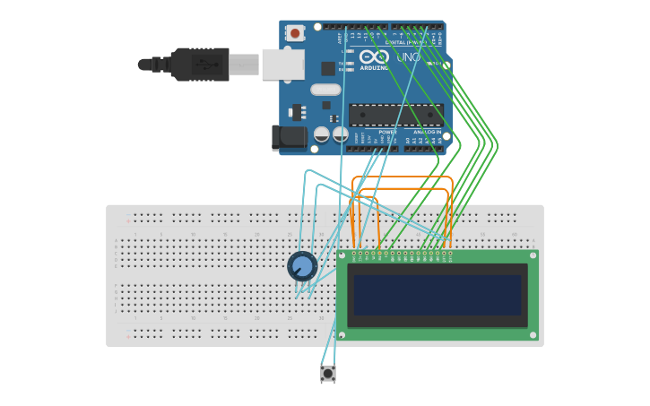 Circuit Design Simple Running Game In Arduino Tinkercad 1436