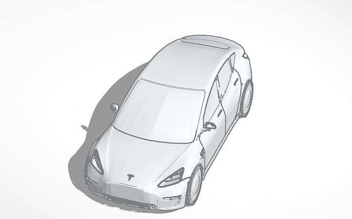 3D design Tesla Model S | SR I - Tinkercad