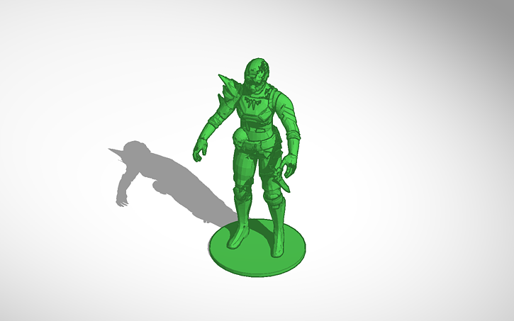 3D design creation of destiny hunter | Tinkercad