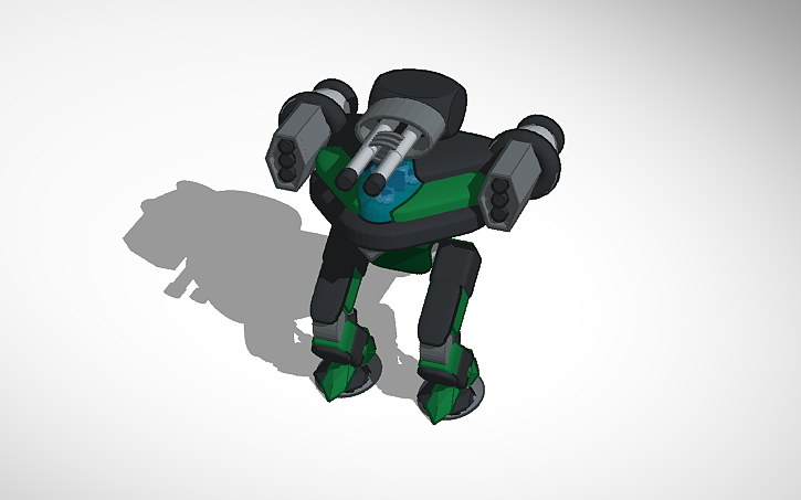 3D design AC-4 Achilles Mech | Tinkercad