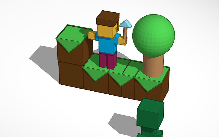 3D design Minecraft - Tinkercad