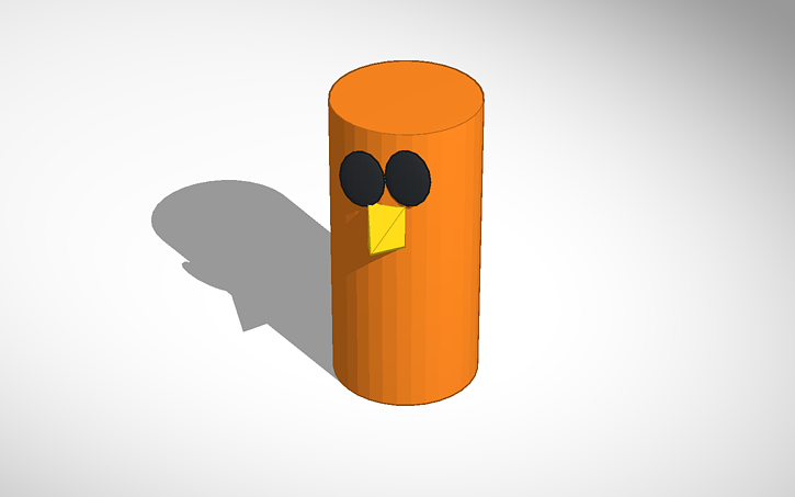 3D design Cylinder Chicken | Tinkercad