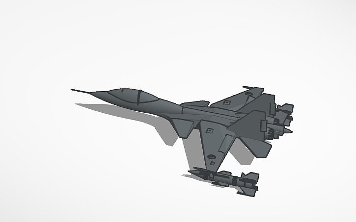 3D design jet - Tinkercad