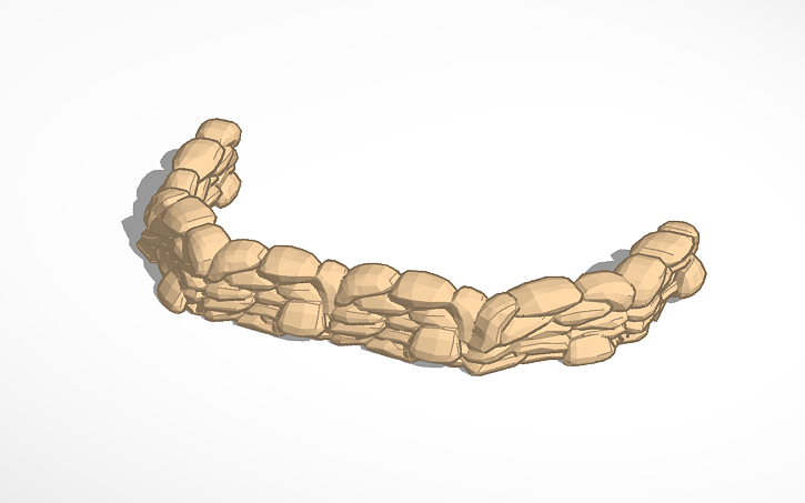 3D design Sandbags - Tinkercad