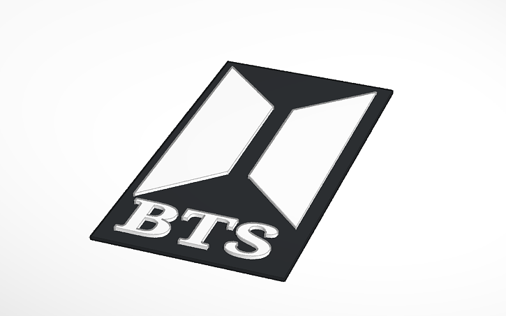 3D design BTS logo | Tinkercad