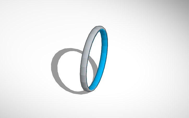 3D design Warp ring - Tinkercad