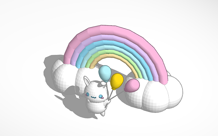 3D design Flying bun buns - Tinkercad