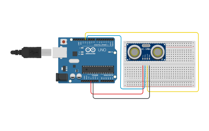 Circuit design Practical 9 Object detection using ultrasonic sensor ...