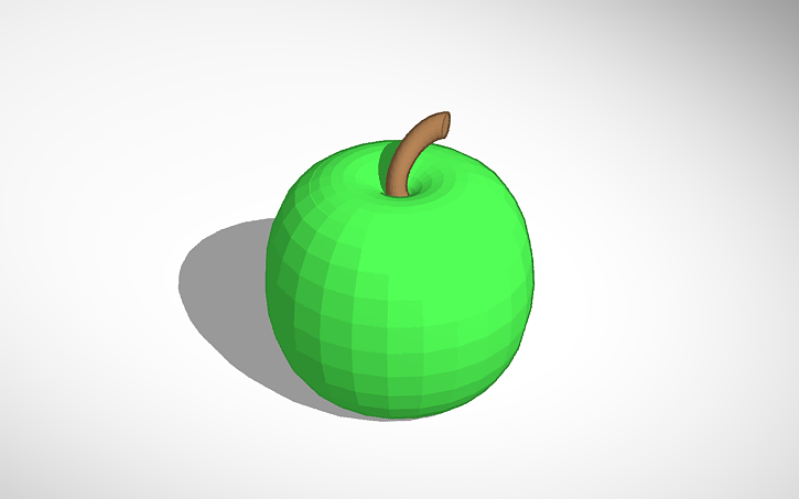 3D design Apple - Tinkercad