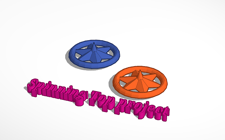 3D design Spinning Top Project | Tinkercad