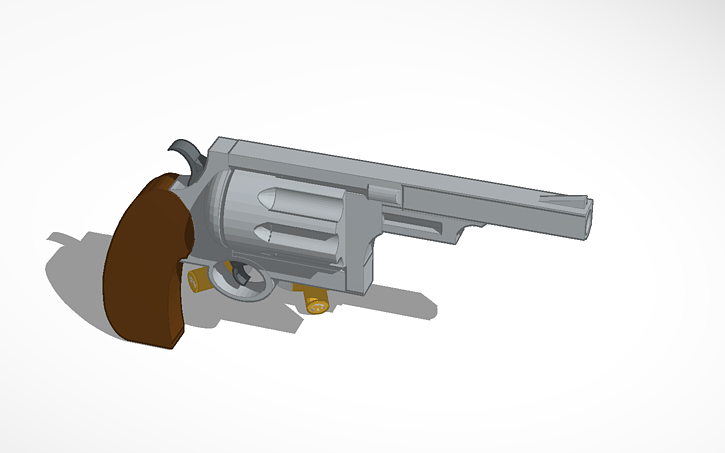 3D design Revolver - Tinkercad