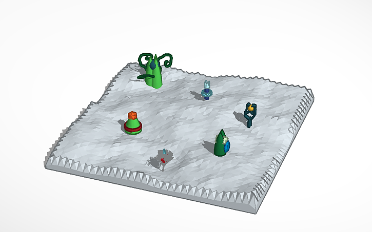 3d Design Инопланетные растения Tinkercad