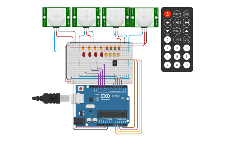 Circuit Design Project 1 Port Programming Tinkercad