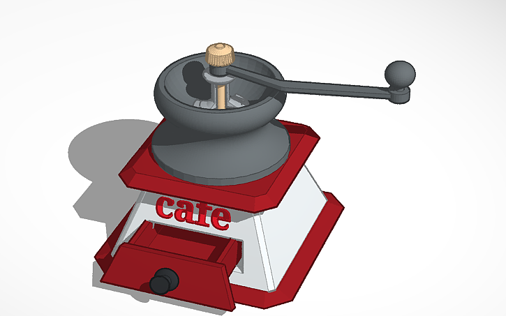 3D design Coffee grinder - Tinkercad