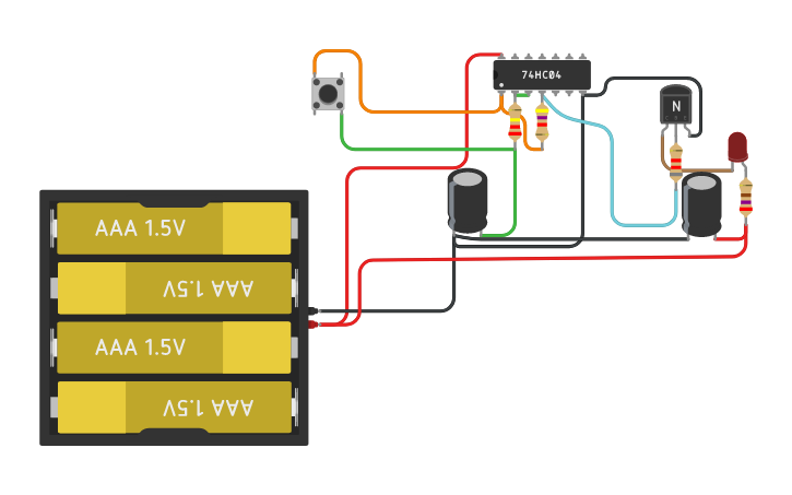 Circuit Design Latching Momentary Switch Tinkercad