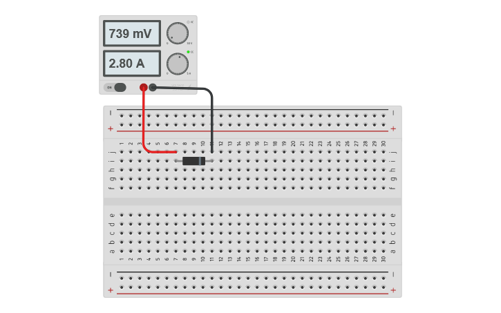 Circuit design Diode | Tinkercad