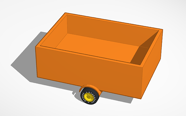 3D design Trailer - Tinkercad