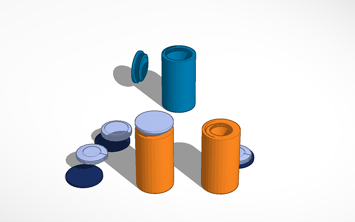 3D design Canister - Tinkercad