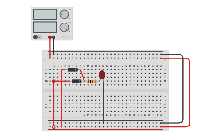 Circuit Design Drl Or Gate Tinkercad