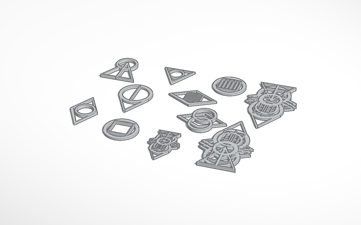 3D design Skyrim Shadow marks - Tinkercad