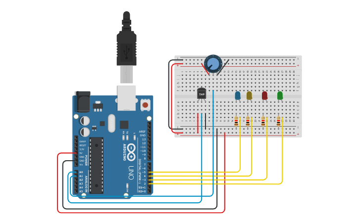Circuit design Human Comfort | Tinkercad