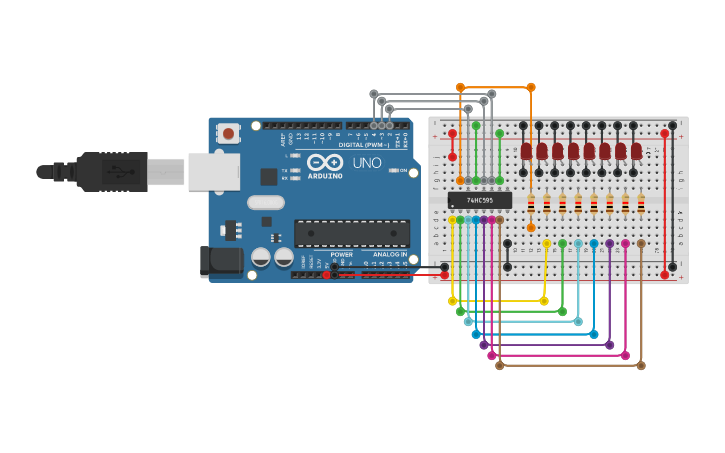 Circuit design EXP-6[2][A] - Tinkercad