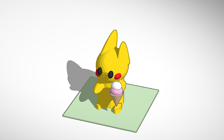 3D design pokemon - Tinkercad