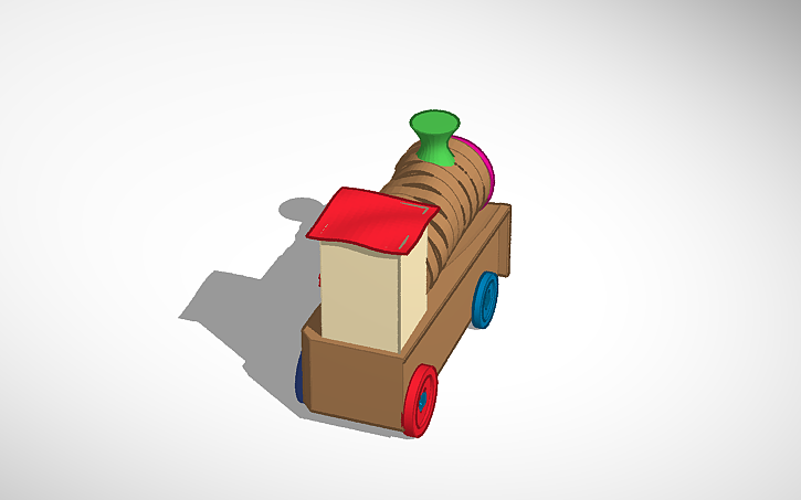 3D design Arts & crafts train | Tinkercad
